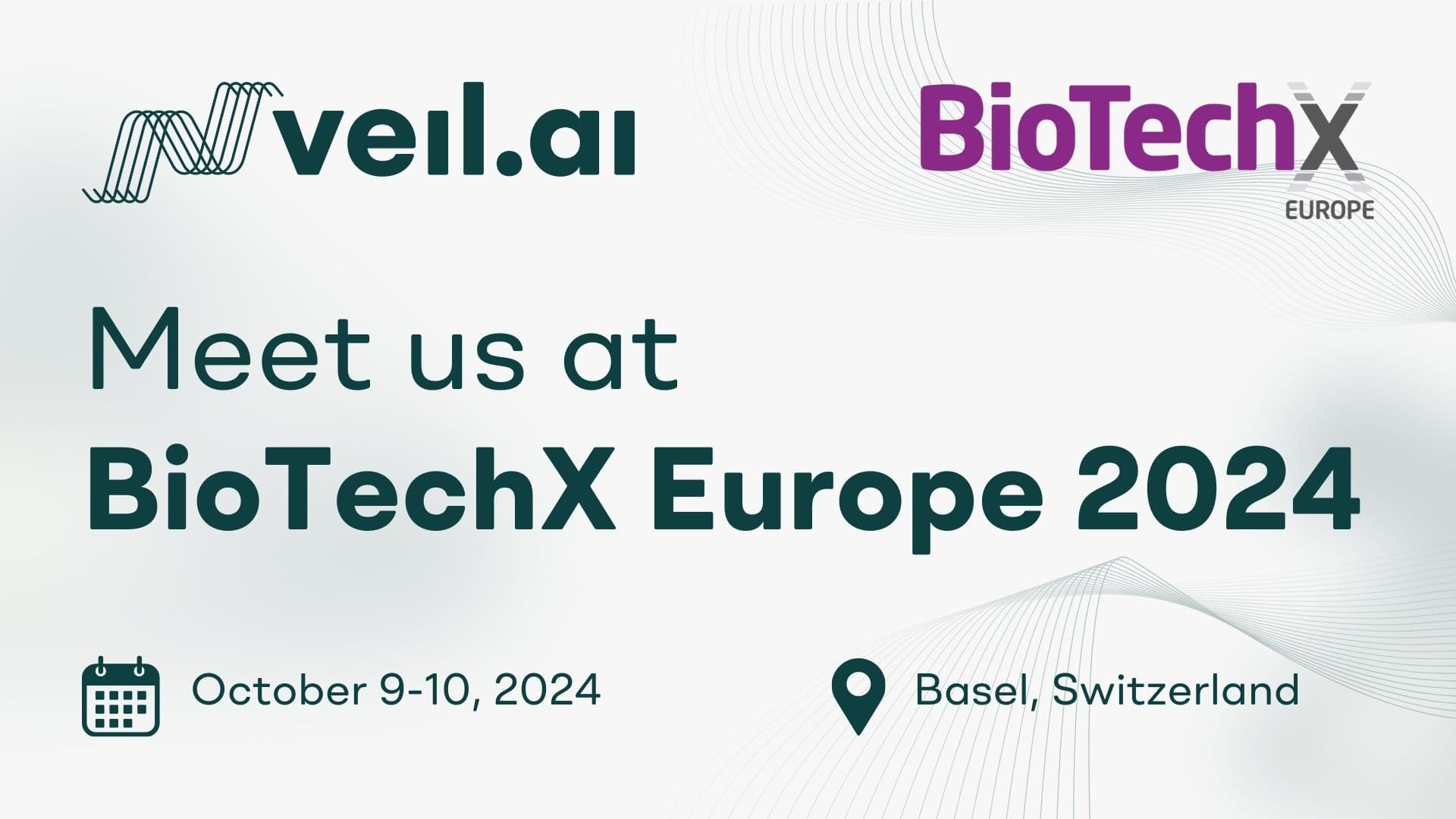 VEIL.AI presents GDPR, EHDS, and EU AI Act- compliant data collaboration solutions at BiotechX ...