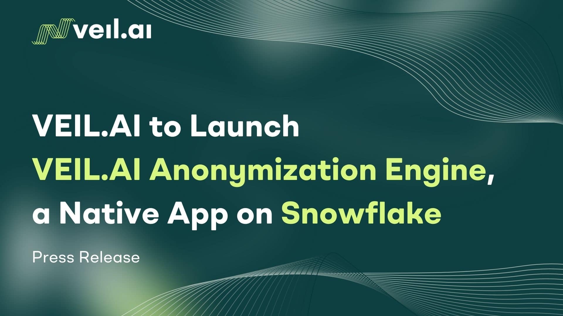 VEIL.AI to launch VEIL.AI Anonymization Engine, a Native App on Snowflake — VEIL.AI